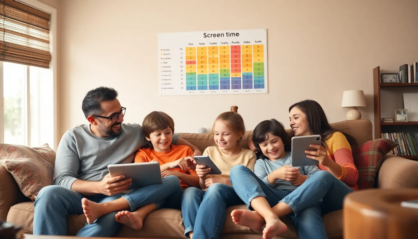 Screen Time Chart: Transform Your Digital Habits and Boost Family ...